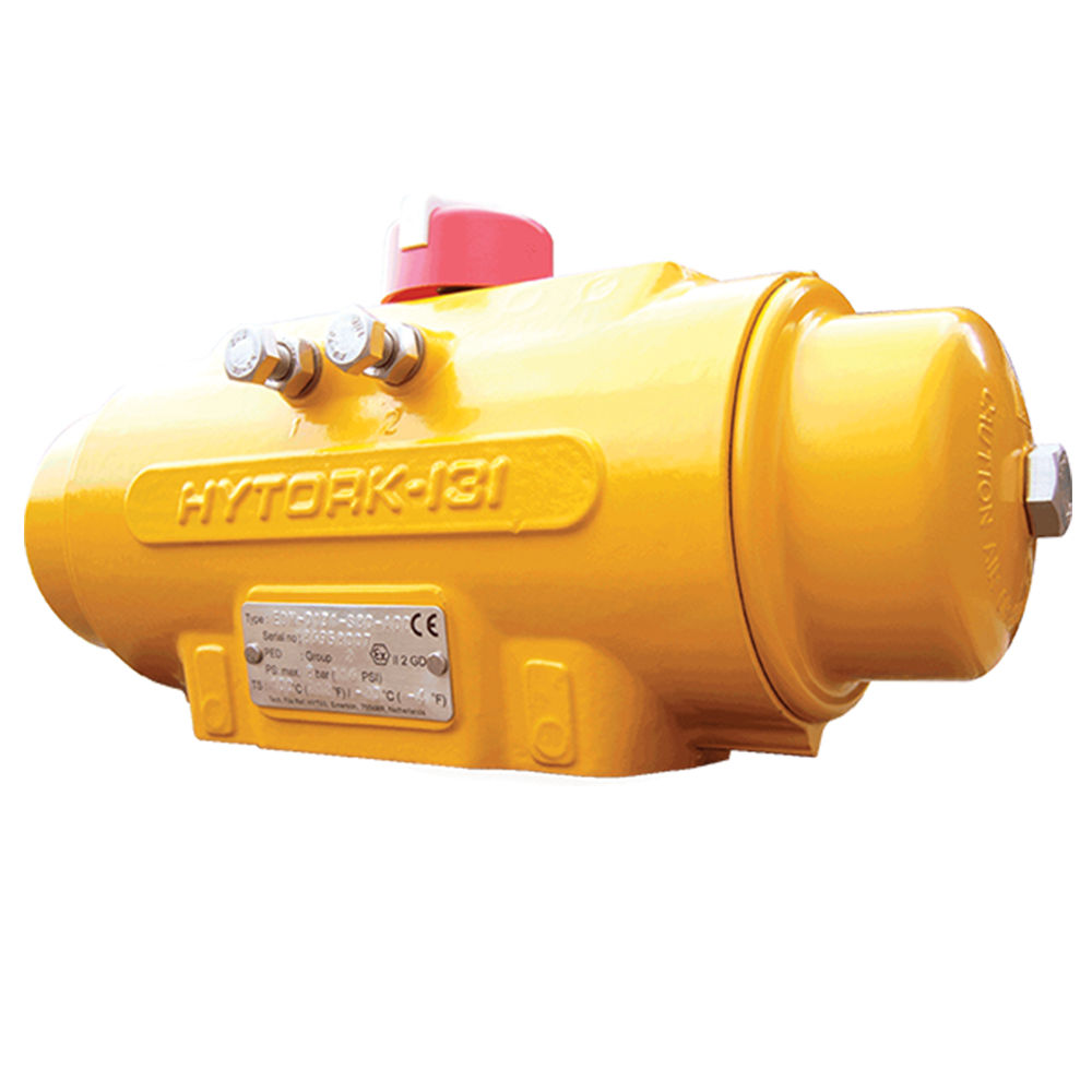 Hytork Excel (XL) Rack and Pinion Pneumatic Valve Actuator | Emerson