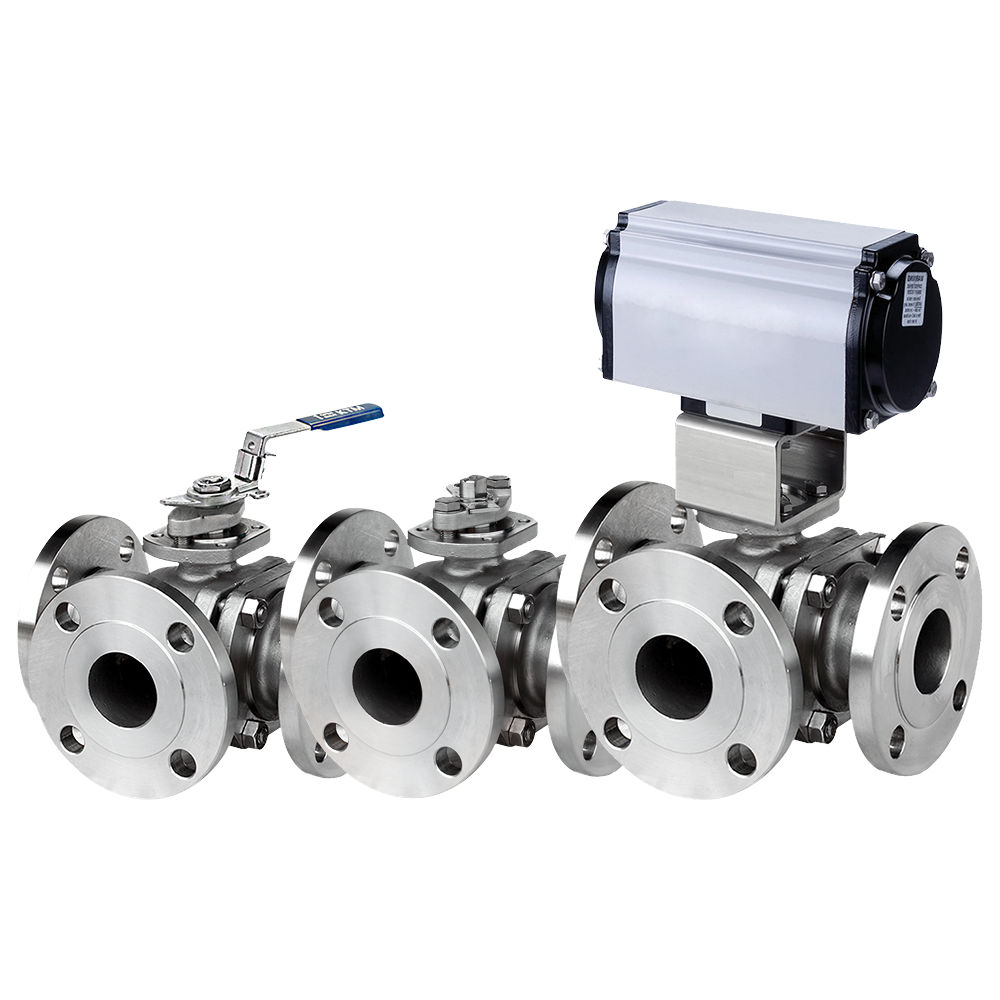 KTM Series MB1 Three Way Floating Ball Valves | Emerson
