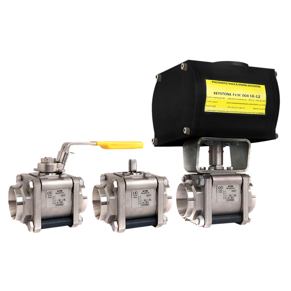 KTM Mecafrance Series RA Floating Ball Valves - 最終制御 | Emerson